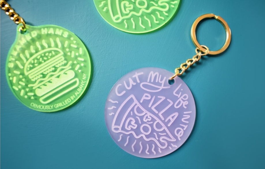 Fashioning Acrylic Keychains through Paint – Disrupt